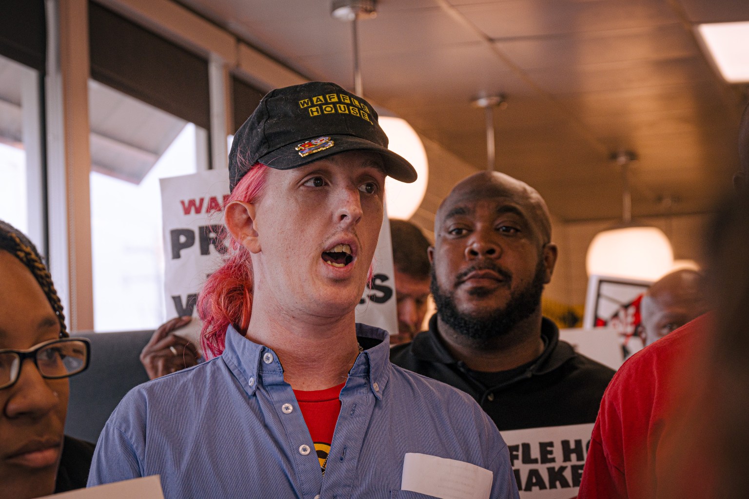 Southeast Waffle House workers rallied in Downtown Atlanta - Atlanta ...